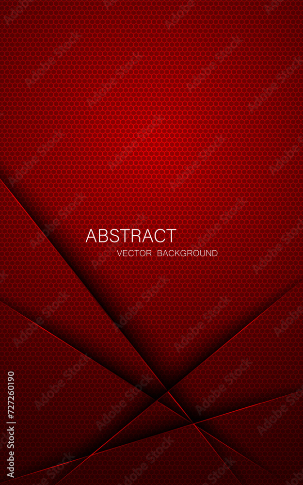 Abstract red steel mesh background with red glowing lines with free ...