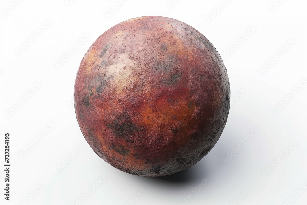 Realistic depiction of Quaoar, a trans-Neptunian object, exhibiting its ...