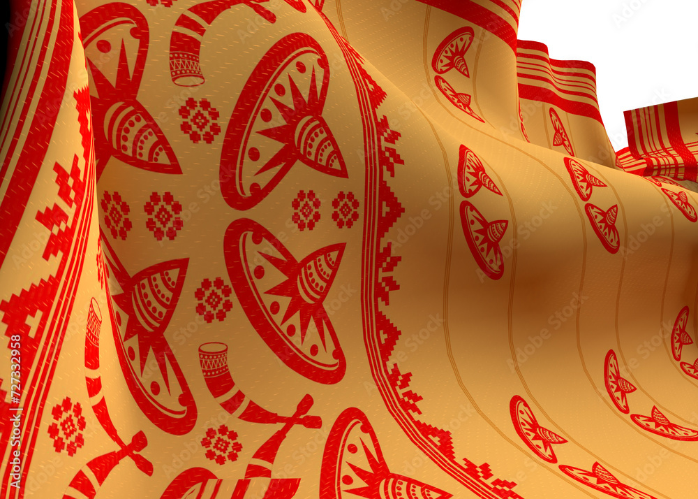 gamosa or gamusa from assam transparent png. gamosa or gamusa is an ...