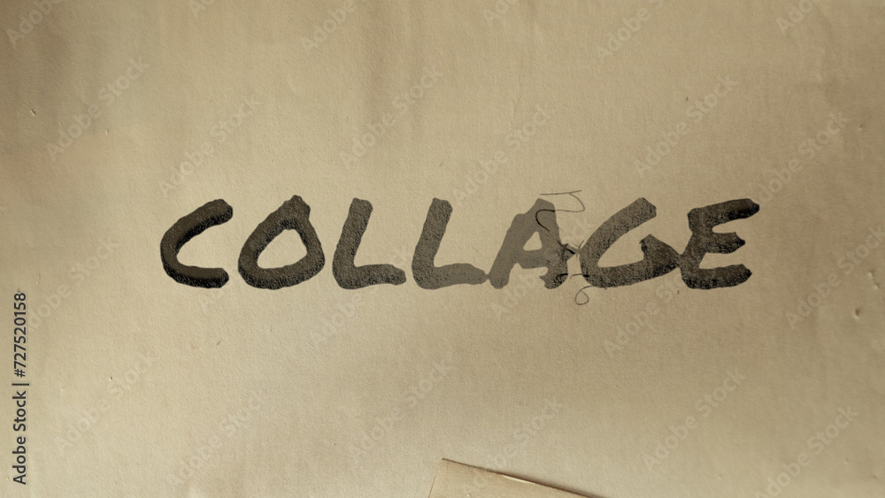 Collage Title Stock Template | Adobe Stock