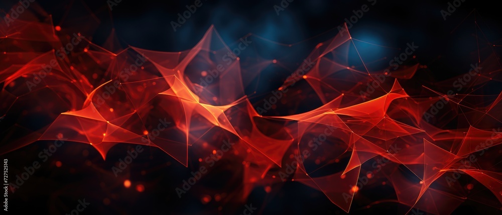 Elevate your web design with this striking abstract red net grid ...