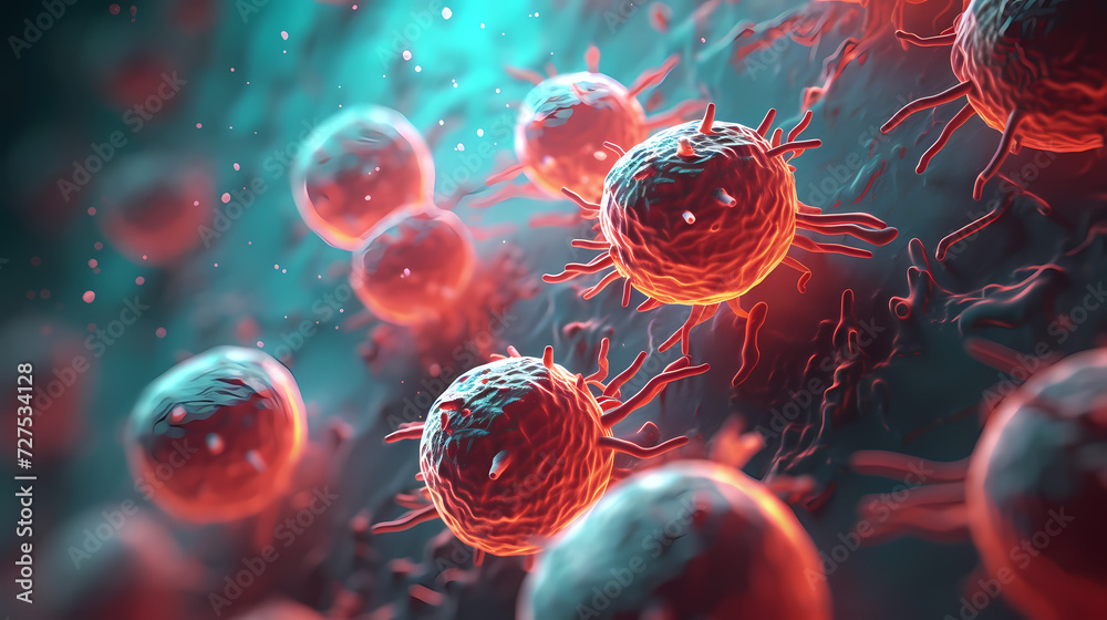 Macroscopic observation of organisms bacteria and cells and viruses ...