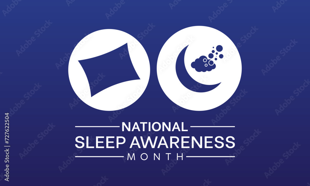 National Sleep Awareness Month Observed every year of March, Mental ...