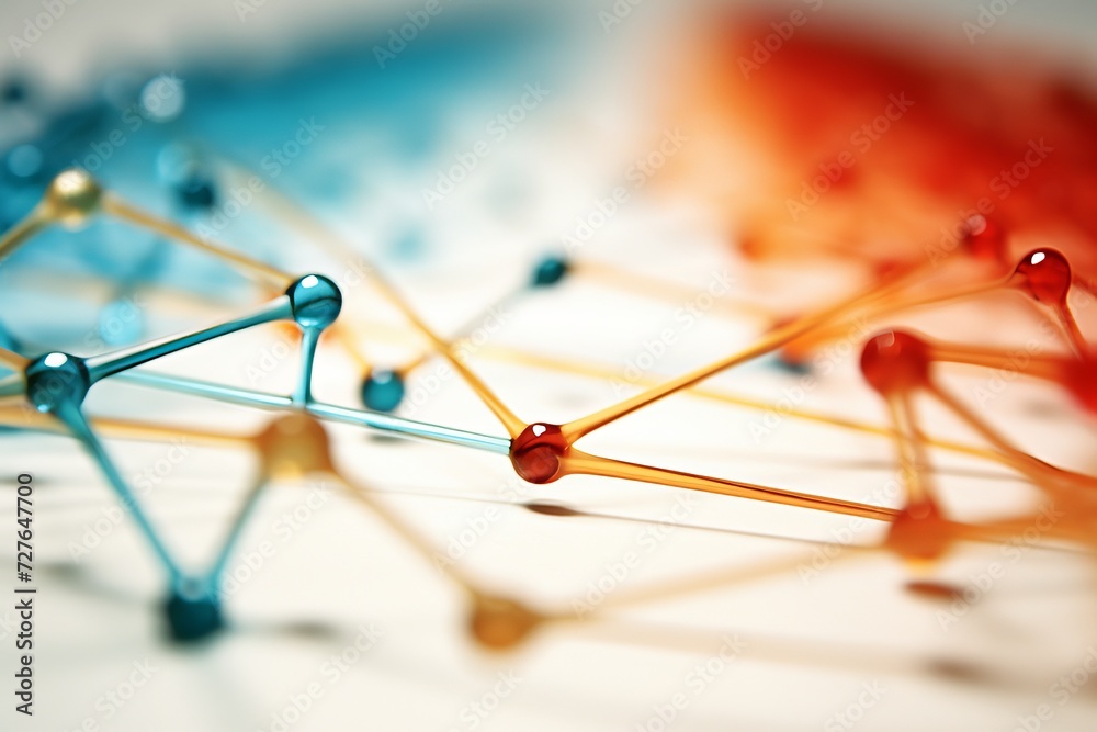 A network of interconnected nodes demonstrating the interdependence of concepts and the ...