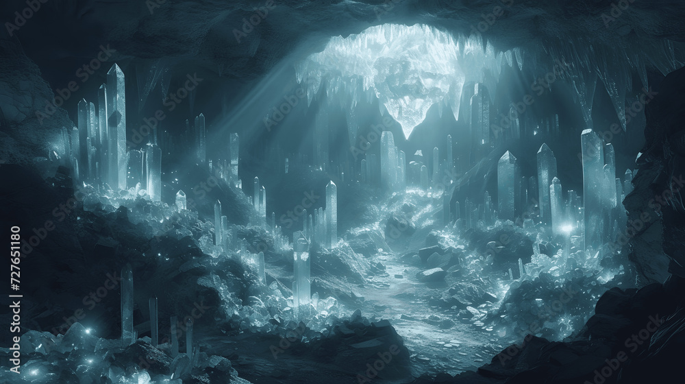 ancient underground civilizationcrystal caverns and subterranean lakes ...