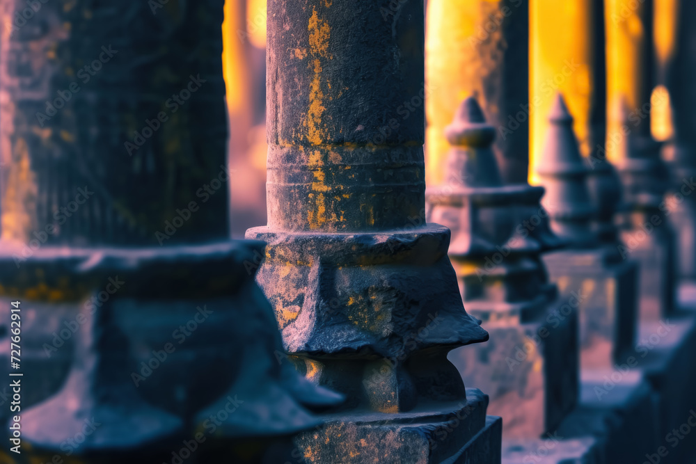 Foto de Egyptian obelisks - tall, narrow pillars with pyramid tops do ...