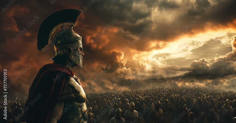 General Varus commands three Roman legions and looks out over the ...