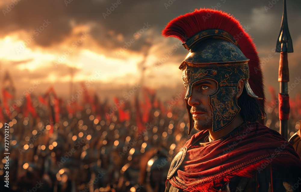 General Varus commands three Roman legions and looks out over the ...