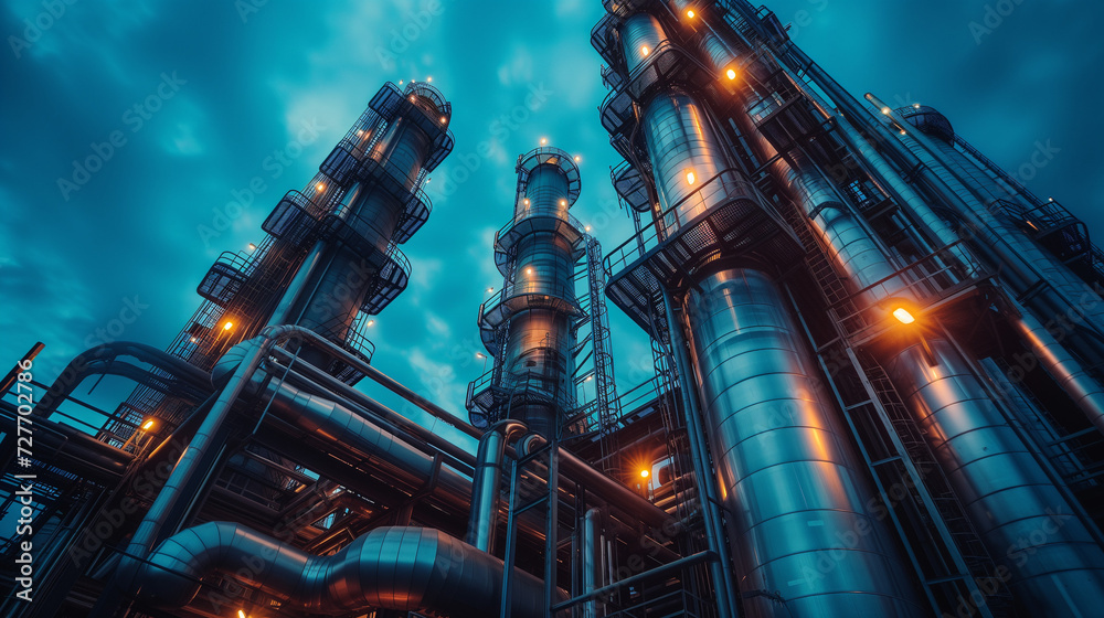 carbon storage plant, Carbon capture and storage facilities, chemical ...