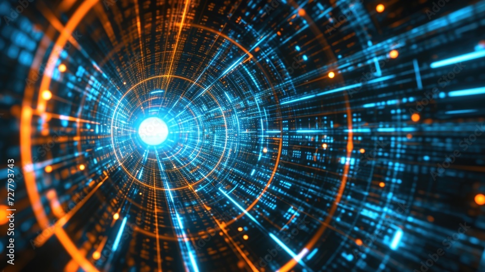 dynamic visual representation of emerging technologies, depicting their ...