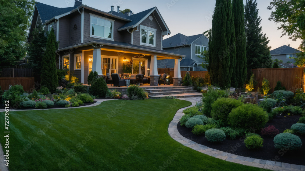 Inspiration for urban neighbourhood landscaping, Modern Urban House ...