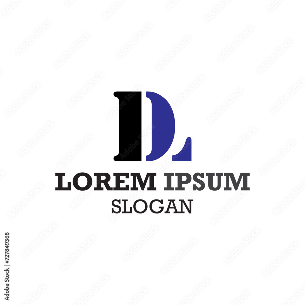 vector design elements for your company logo, letter dl logo. modern ...