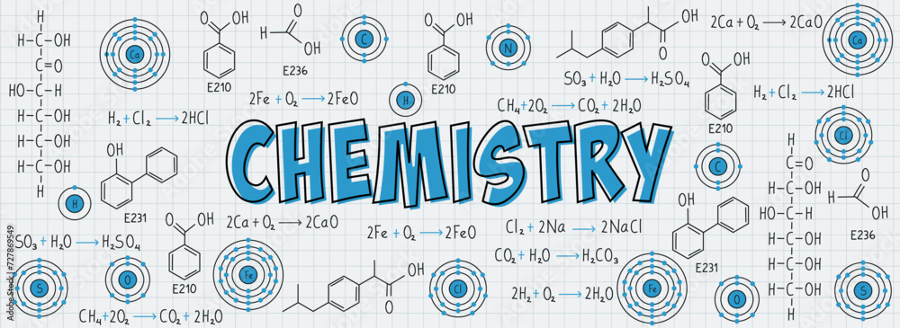 Exercise notes, formulas and equations of chemistry, organic chemistry ...