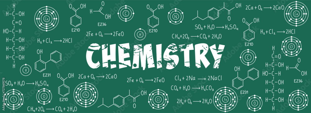 Exercise notes, formulas and equations of chemistry, organic chemistry ...
