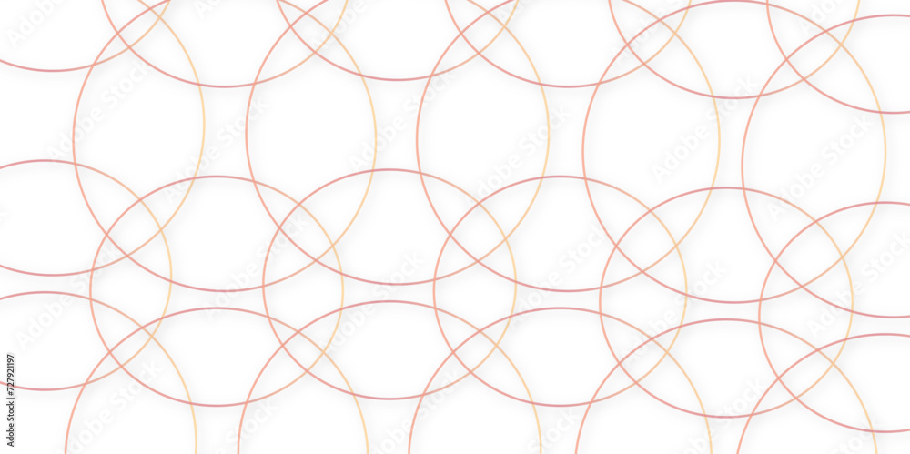 Abstract multi color technical modern trendy repeatable circle line ...