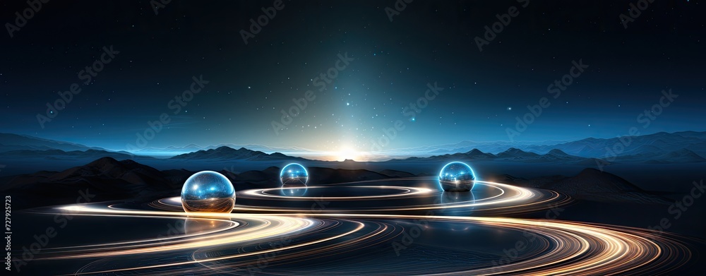 An illustration depicting a quantum entanglement experiment, unraveling ...