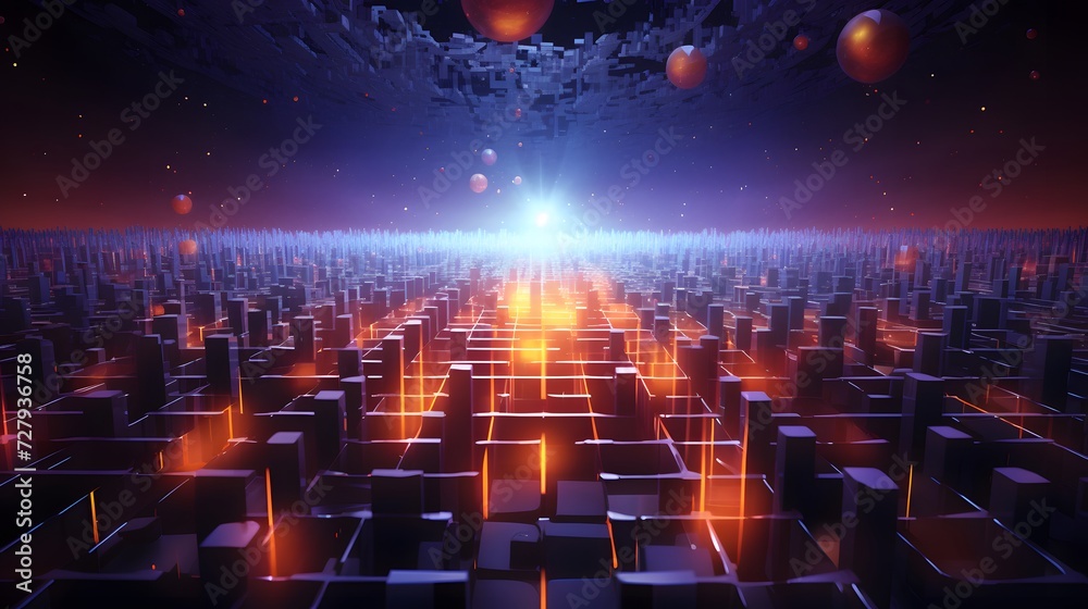 Visualization of a microscopic quantum world with abstract geometric ...