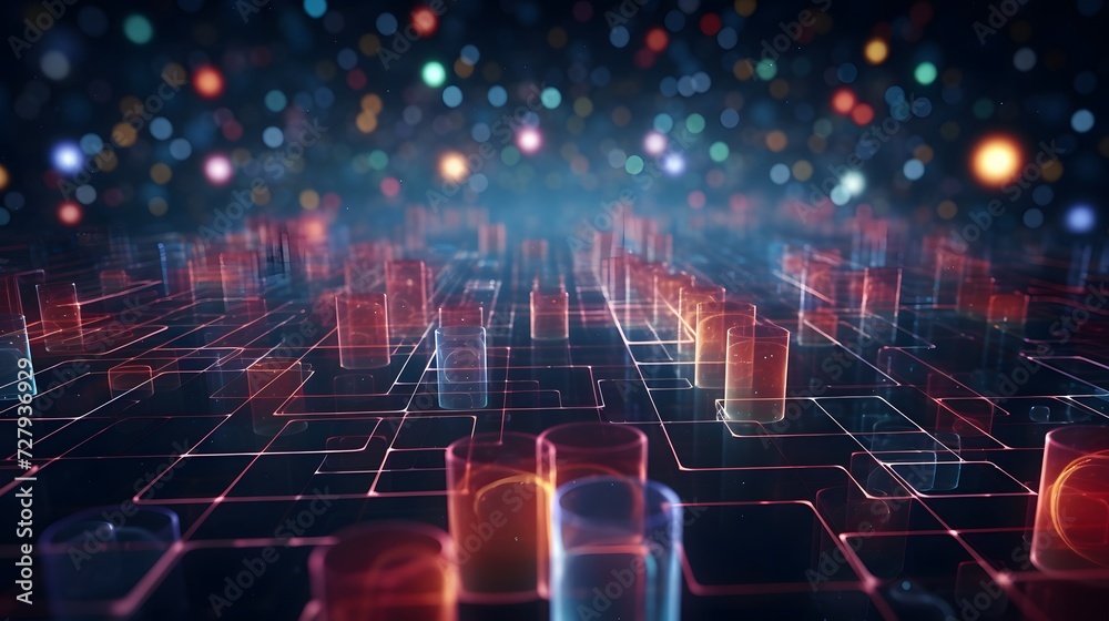 Visualization of a microscopic quantum world with abstract geometric ...