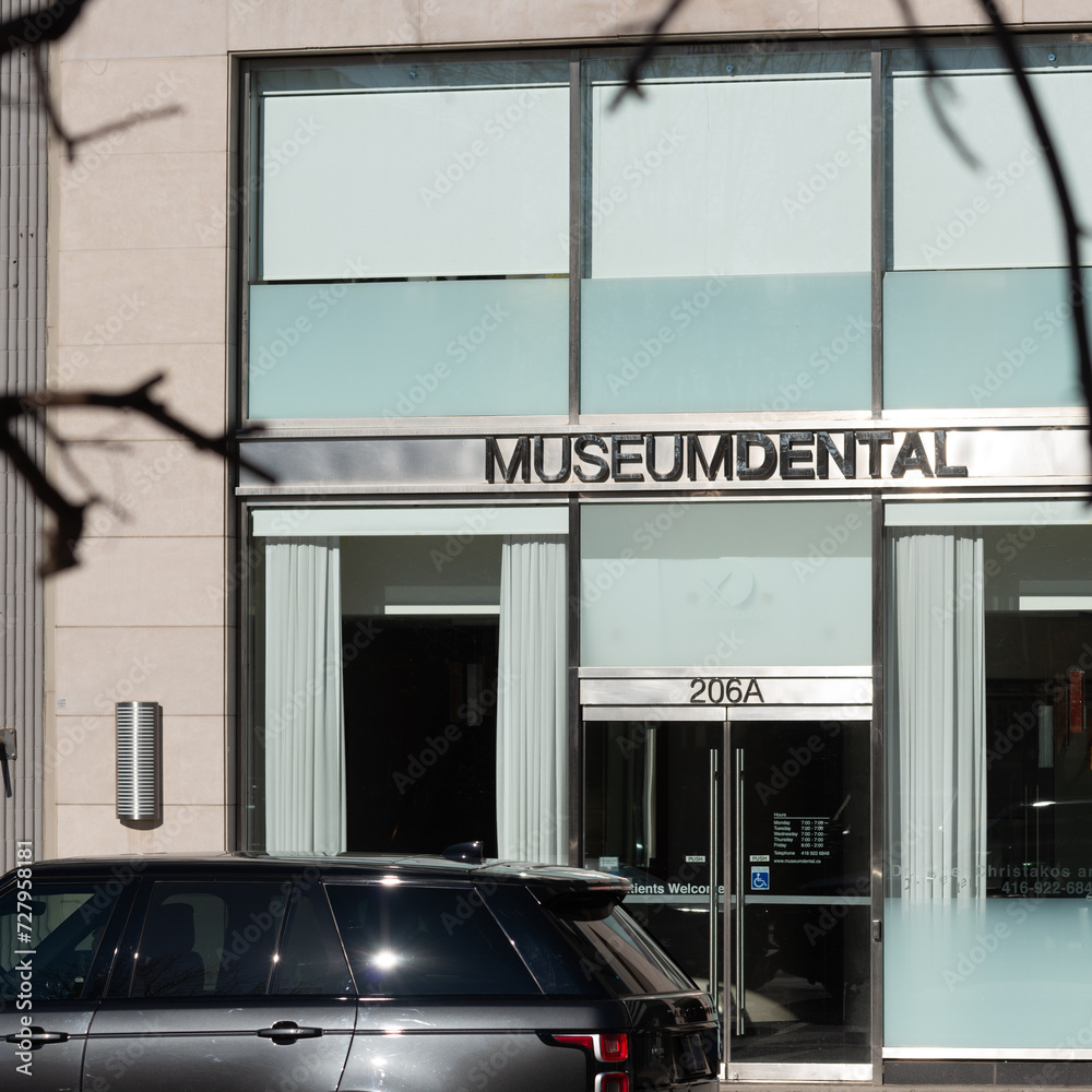 exterior facade of Museum Dental, a dental clinic, located at 206A ...