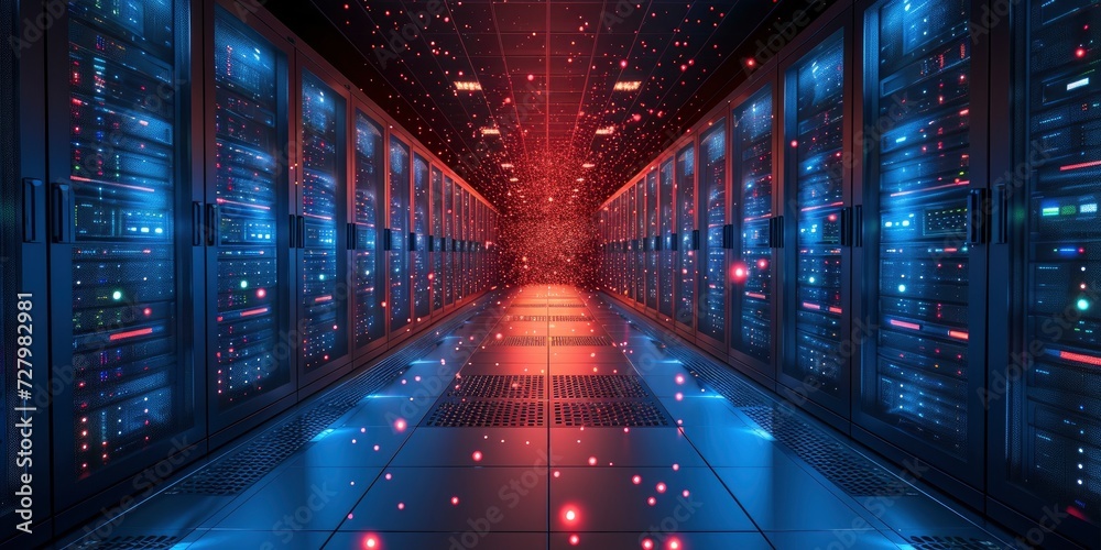 Comprehensive Server Network Floorplan, An In-Depth and Detailed Layout ...