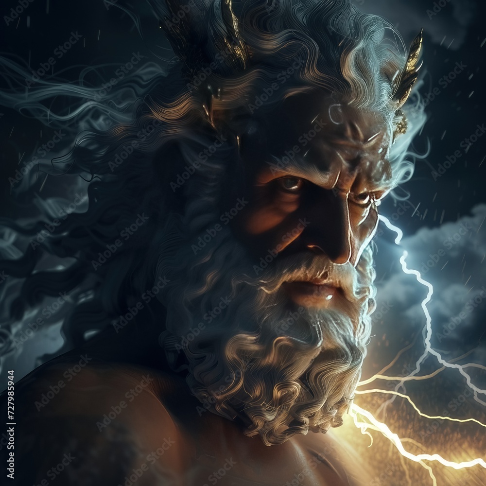Zeus, the Greek god of sky and thunder, reigned as the king of the gods ...