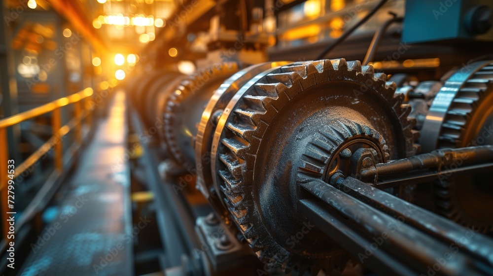 heavy machinery in the manufacturing processes, industrial automation ...