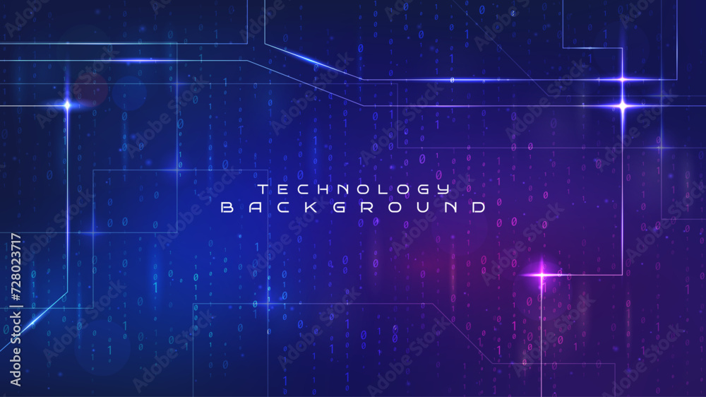 Vector illustration. Software programming concept. Glowing numbers and dots. Digital data ...