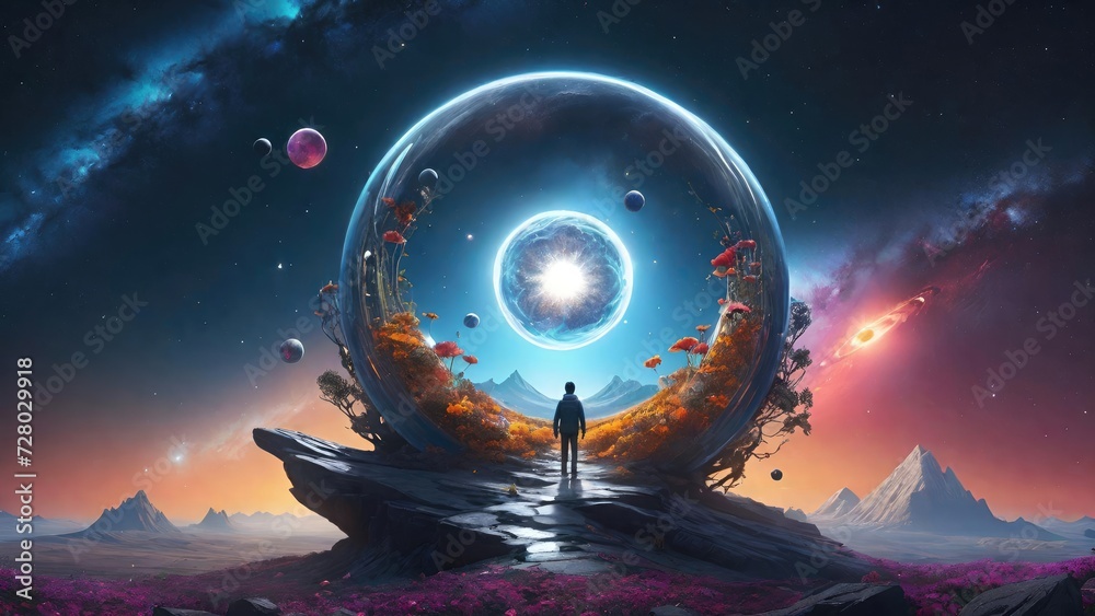 Journey Through the Various States of Mind. Surreal Artwork for content ...