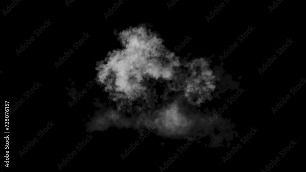 2D FX Cartoon SMOKE explosion Elements motion graphics hand-drawn ...