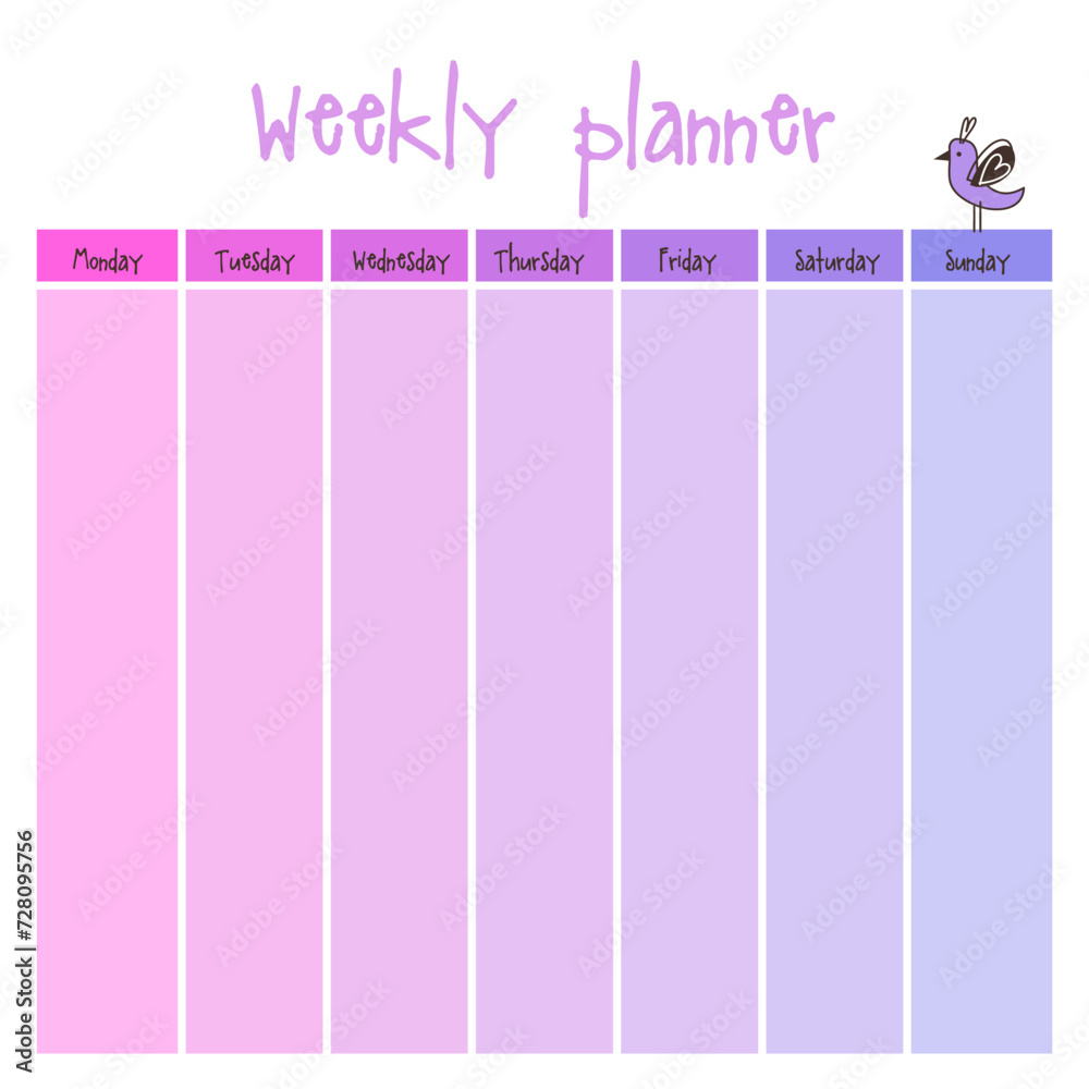 Planner. Note paper, Notes, to do list. Organiser planner template ...