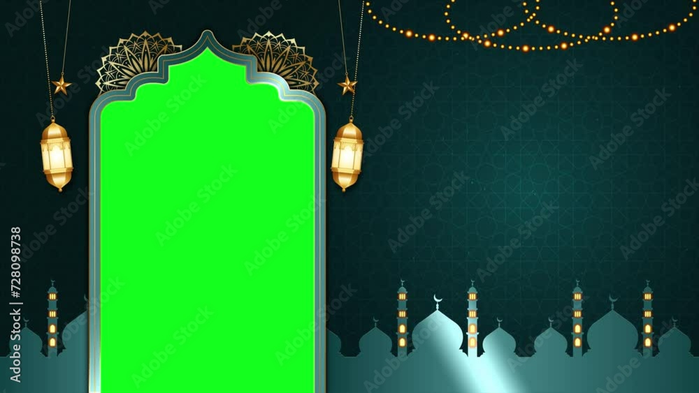 animated luxury ramadan background , islamic quran design video ...