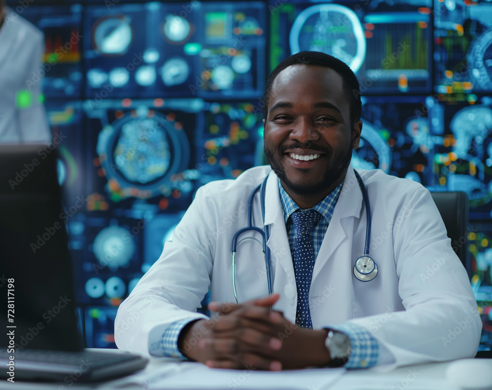 Healthcare professionalism personified by a beautiful doctor with ...