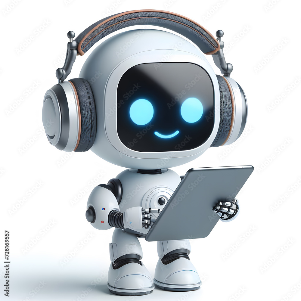 Smiling into the Future: An Adorable Robot Depicting the Evolution of ...