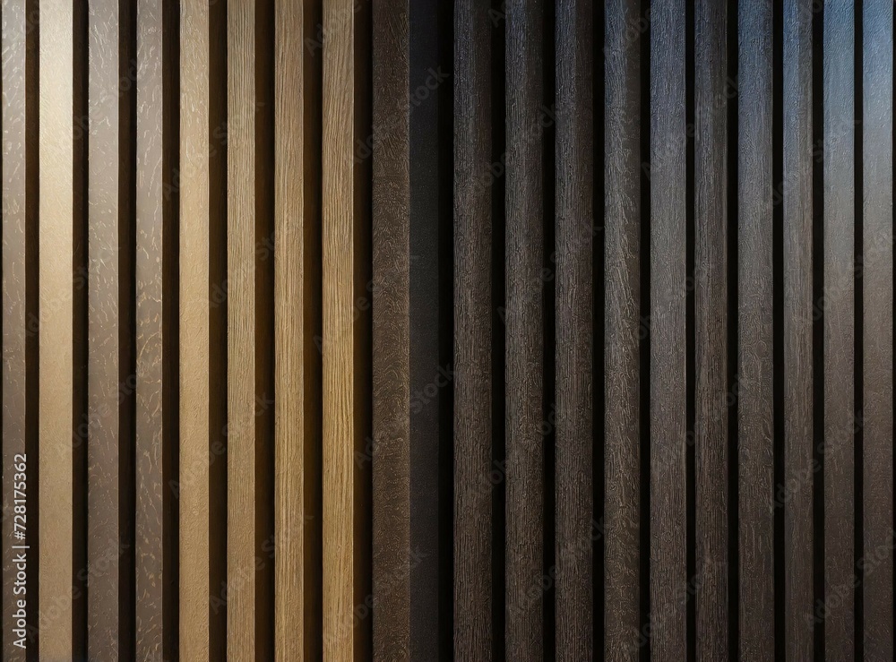 Modern acoustic panel - vertical wood pattern - wooden slats in ...