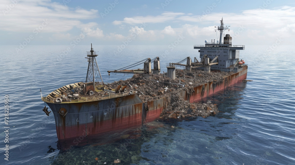 Foto de Once a ship has undergone the decommissioning process it is ...