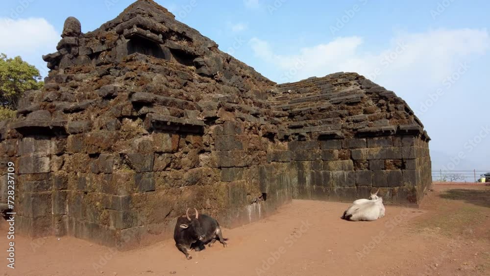 29 Jan 2024, Mahabaleshwar, India, Krishnabai Temple, Mahabaleshwar ...