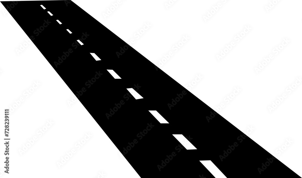 Vector black car road icons. Highway symbol. Road signs, Vector drawn ...