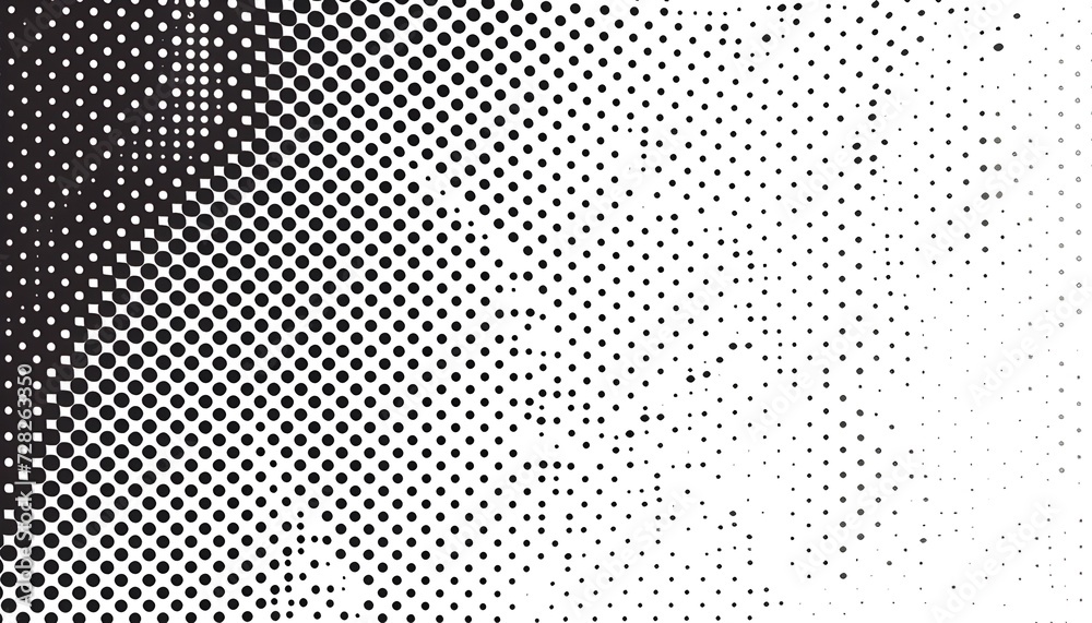 Dot perforation texture. Dots halftone seamless pattern. Fade shade ...