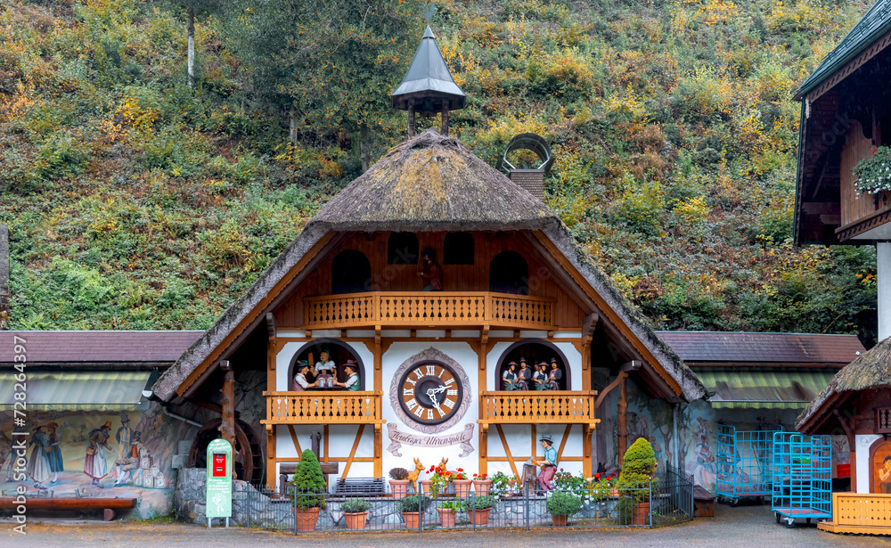 One of the largest cuckoo clocks in the is located in the city of ...