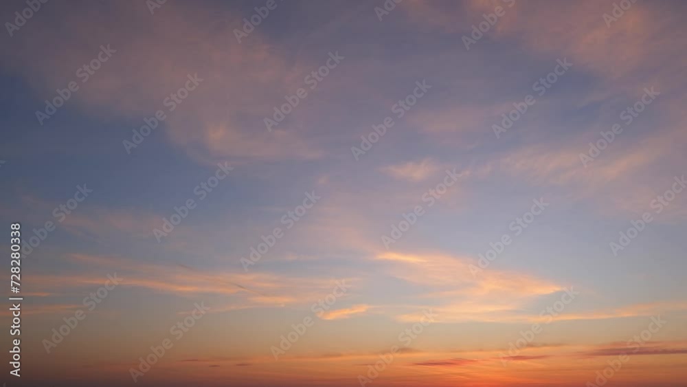 4K : Sunset sky time lapse : Timelapse footage captures the beauty of ...