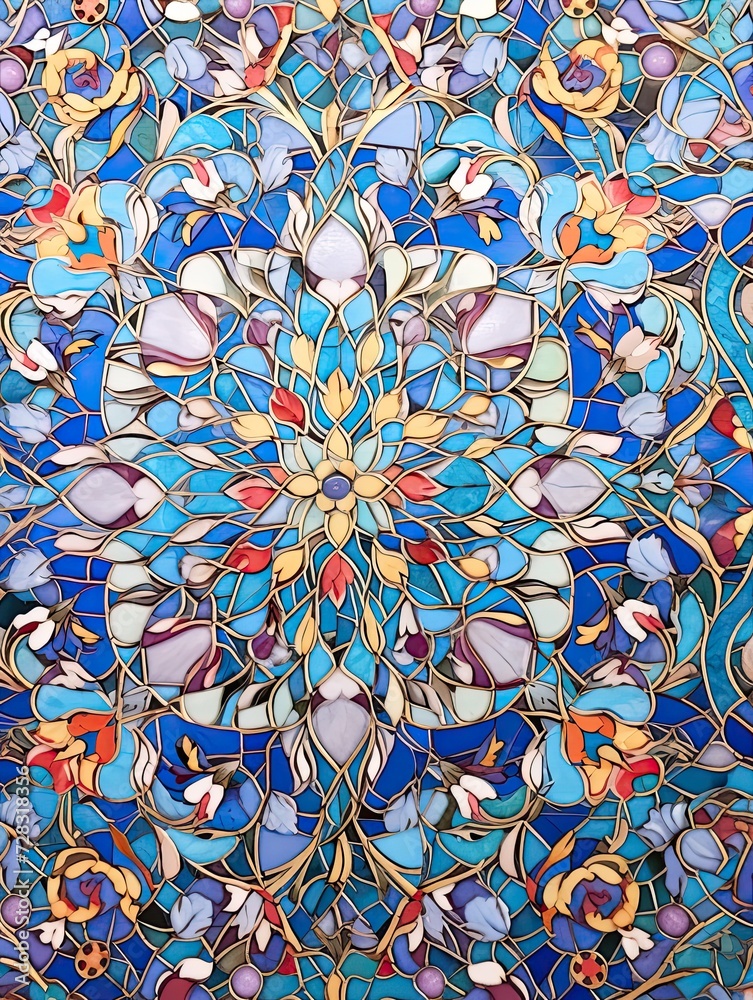 Middle Eastern Mosaic Patterns: Captivating Pathway Painting with ...