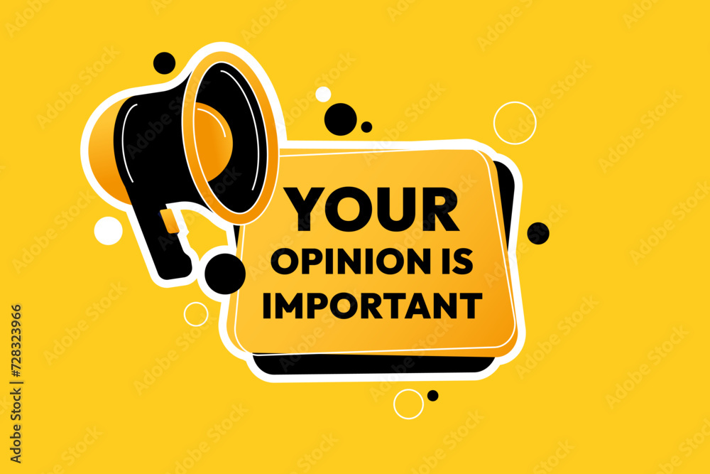 Customer feedback. Survey review and alert message, business service ...