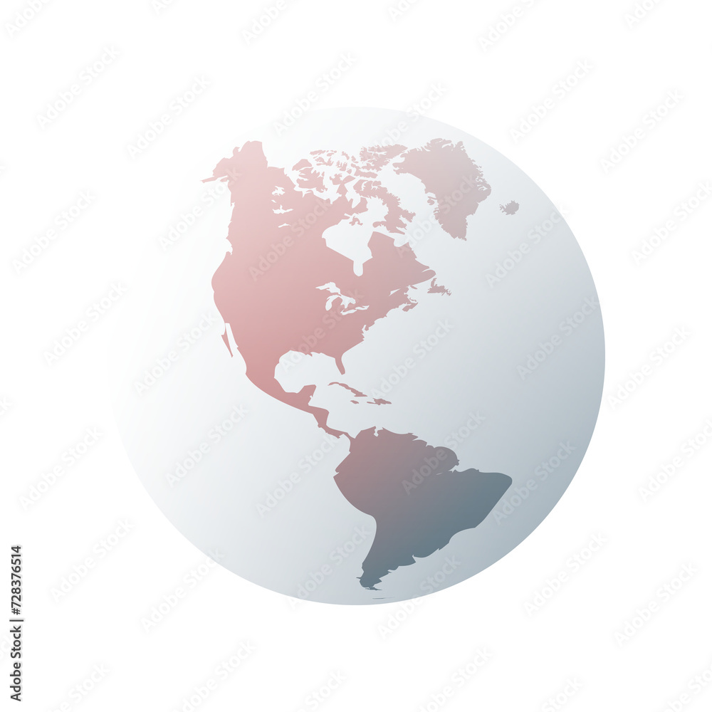 Earth Globe Design - Global Business, Technology, Globalization Concept ...
