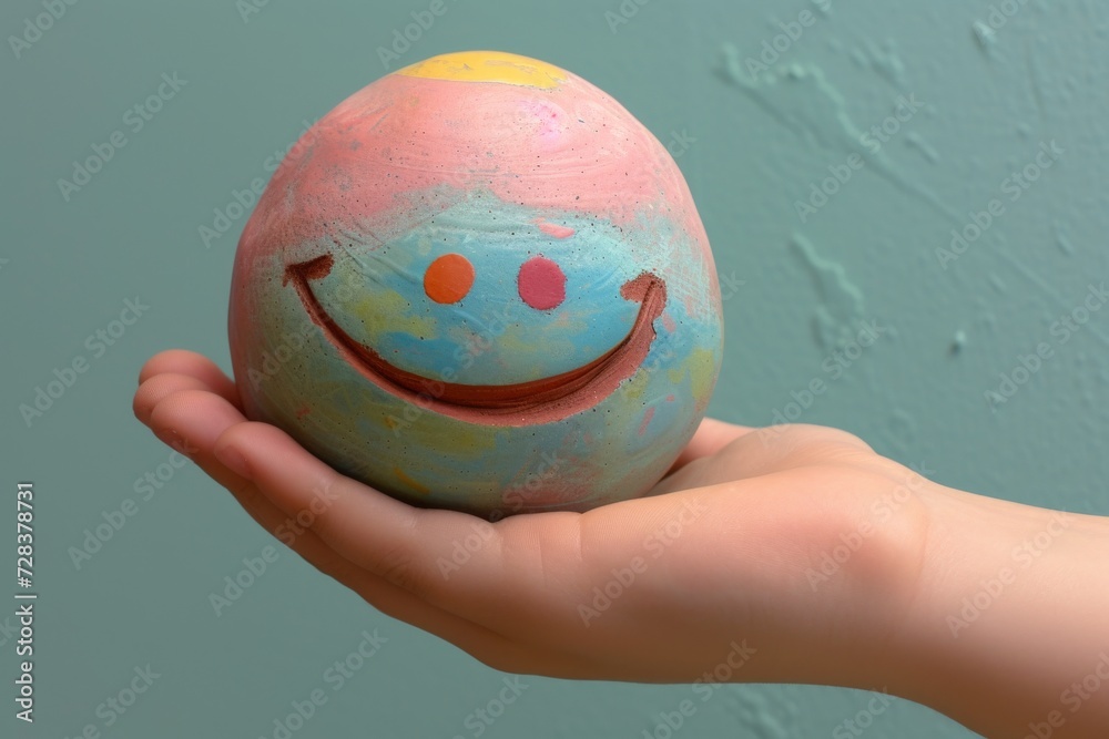 Happy Smiley Emoji positive feedback Emoticon, colored Symbol badge ...