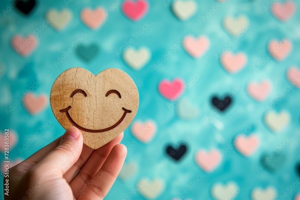 Happy Smiley Emoji radiating Emoticon, colored Symbol sticky stationery ...