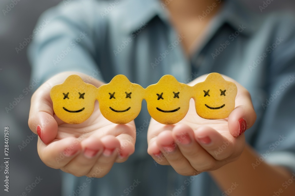 Positive Psychology Emoji user feedback Smiley, Icon Illustration ...