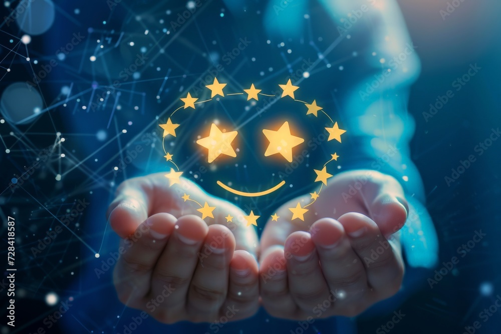 Blessed emoticon verbal expression star ratings. Sociable passionate ...