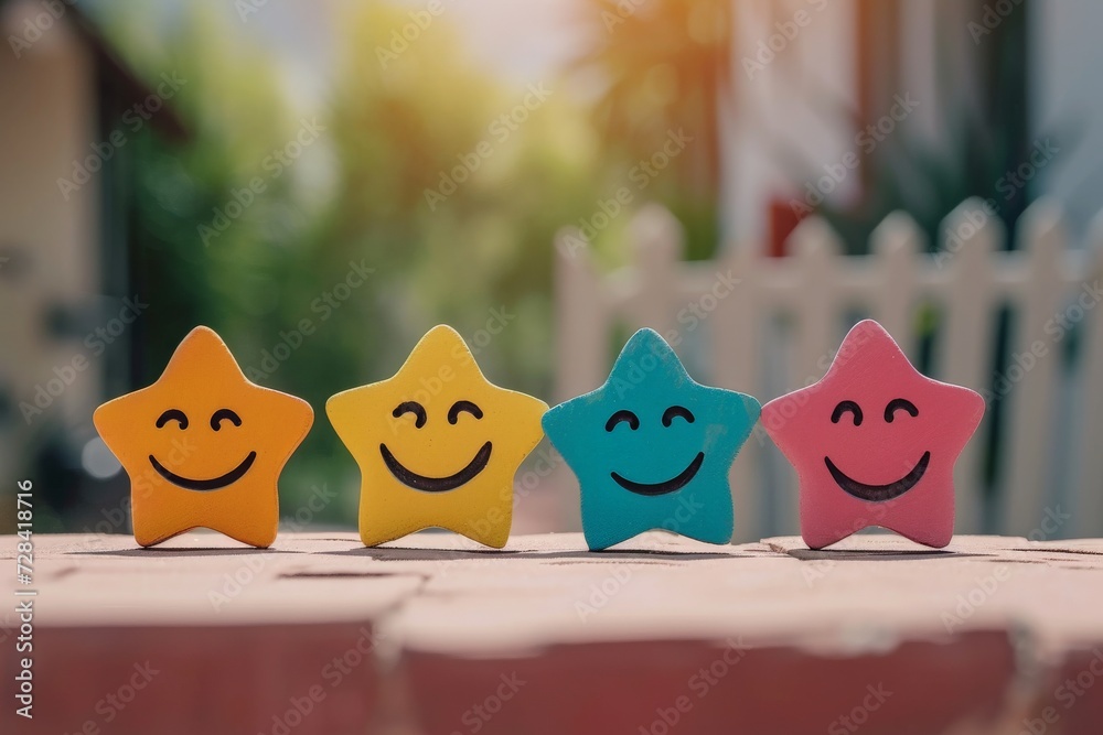 Blessed emoticon verbal expression star ratings. Sociable passionate ...