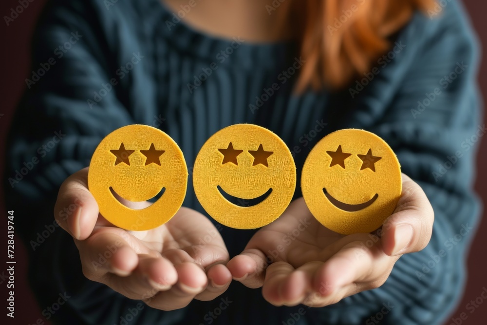 Blessed emoticon verbal expression star ratings. Sociable passionate ...