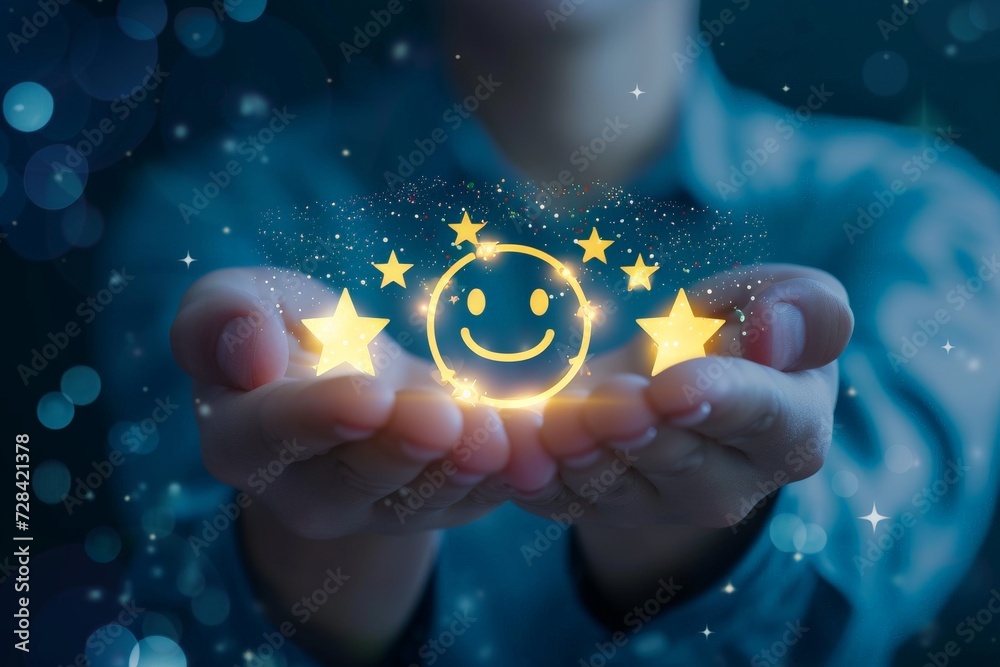 Blessed emoticon verbal expression star ratings. Sociable passionate ...